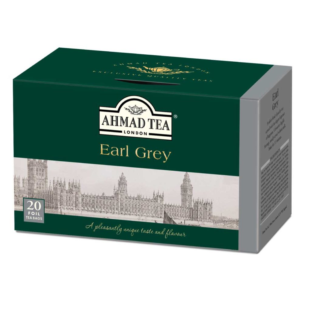 Earl Grey Tea | 20 Foil Teabags | Ahmad Tea