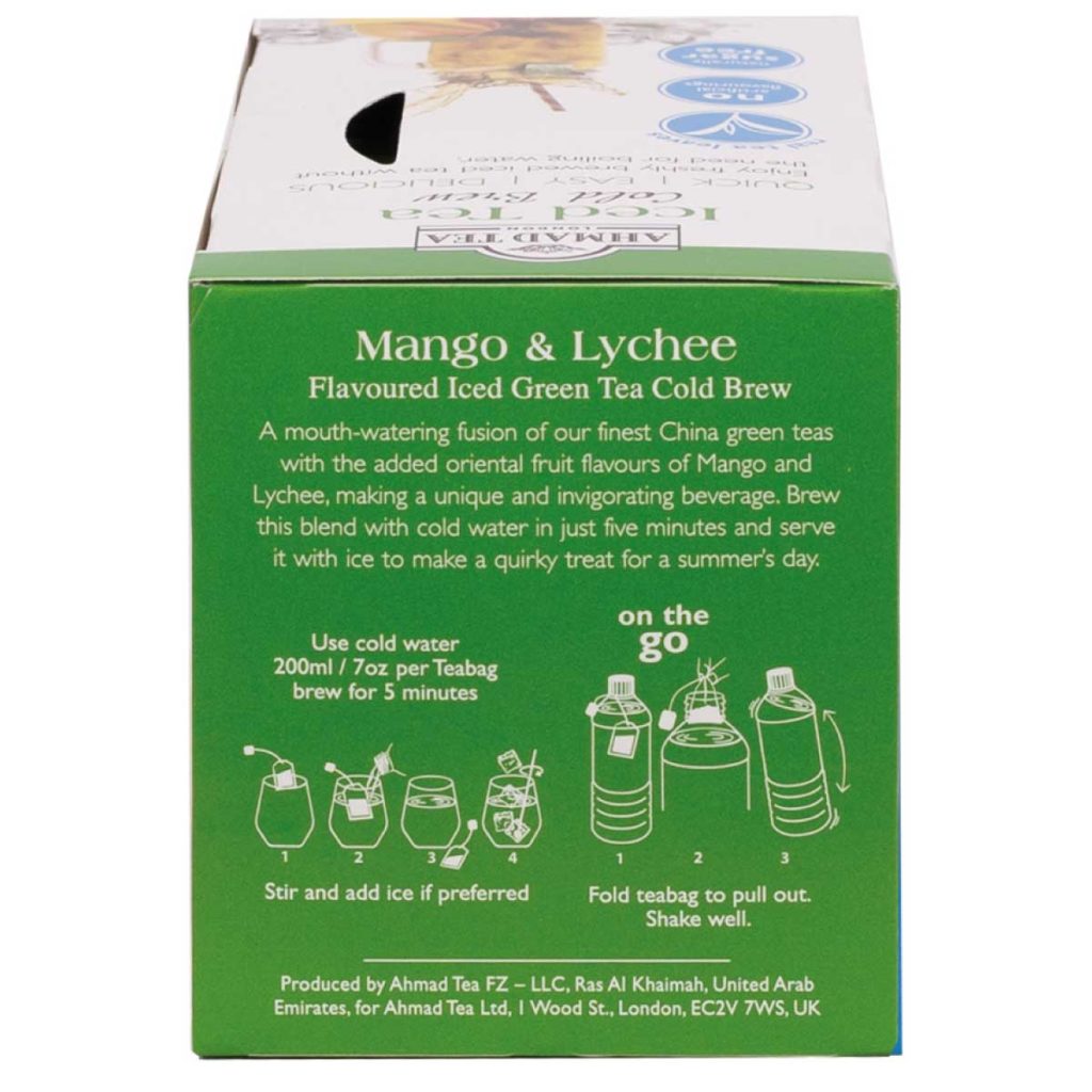Ahmad Tea Cold Brew Mango & Lychee Iced Tea