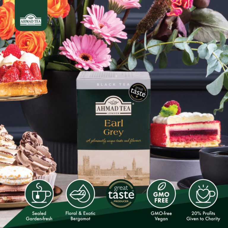 Earl Grey Tea | 20 Foil Teabags | Ahmad Tea