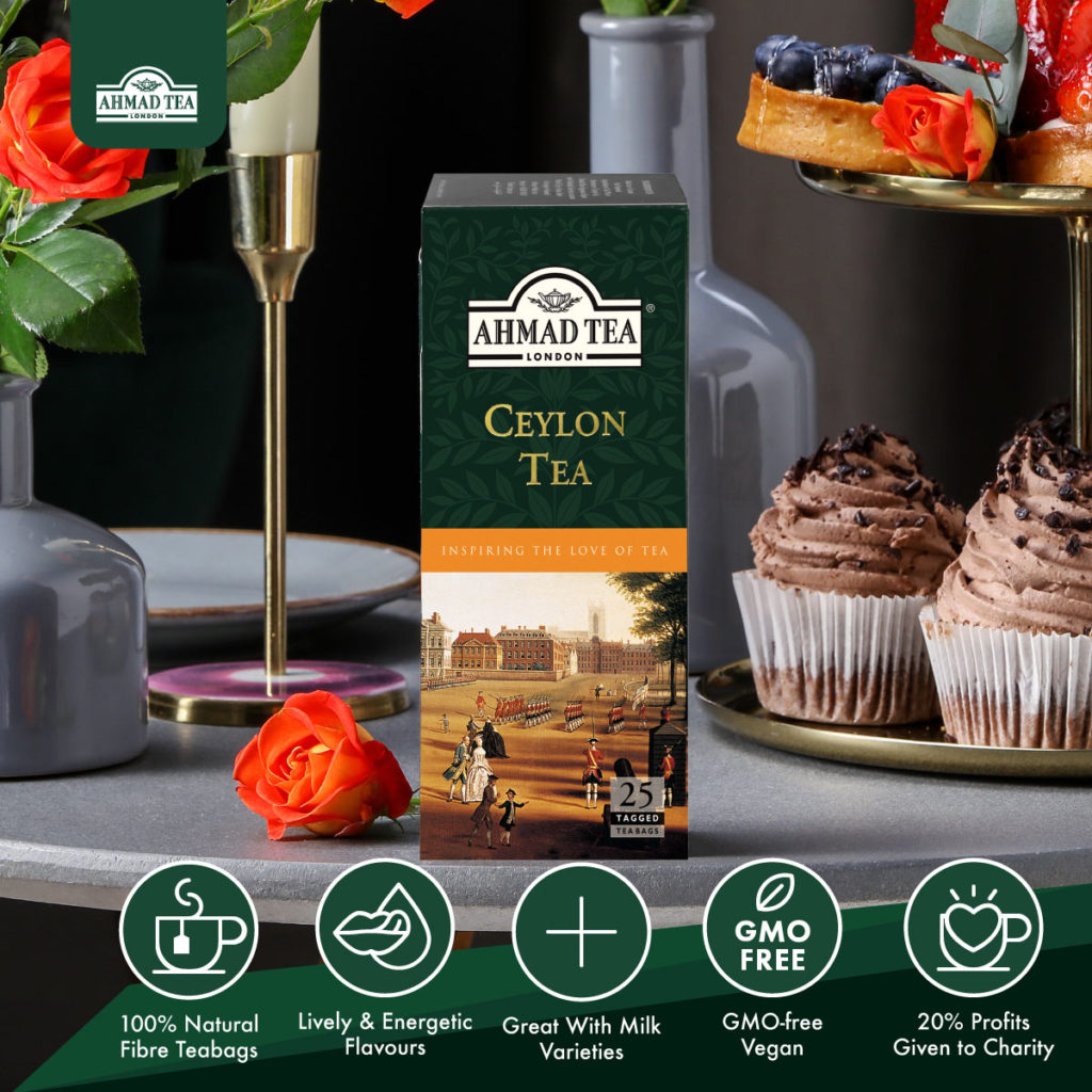 Ahmad Tea Ceylon Tea (25 Teabags - Tagged) | Official Distributor Malaysia
