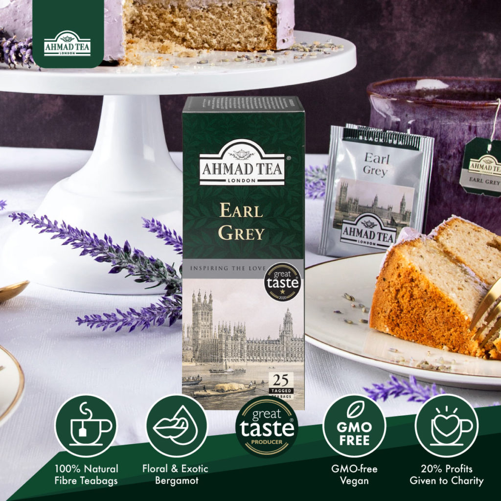 Ahmad Tea Earl Grey Tea (25 Teabags - Tagged)