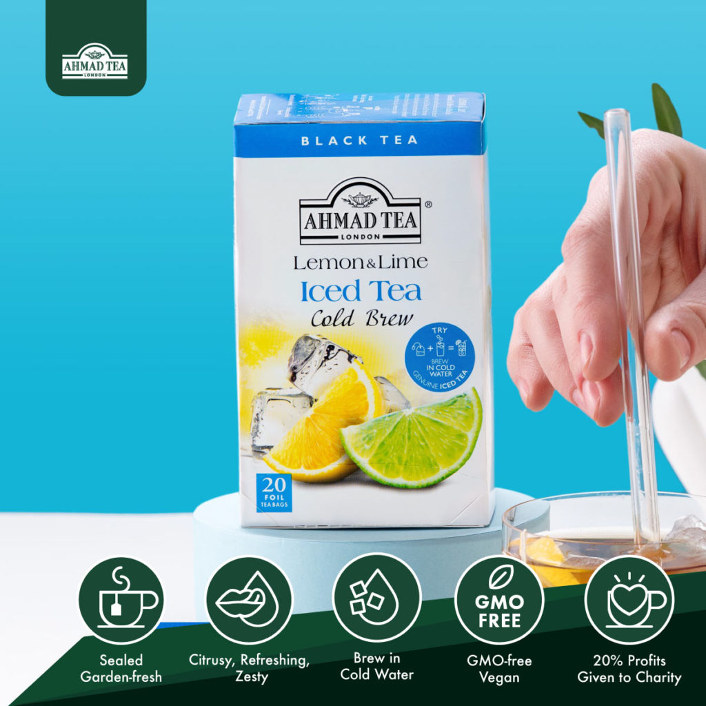 Lemon & Lime Cold Brew Iced Tea | 20 Teabags