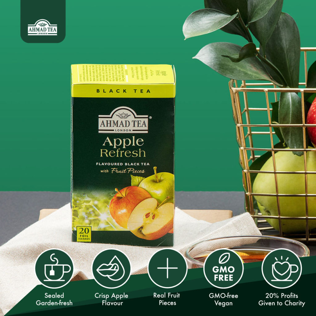 Apple Refresh Black Fruit Tea (20TB - Foil)